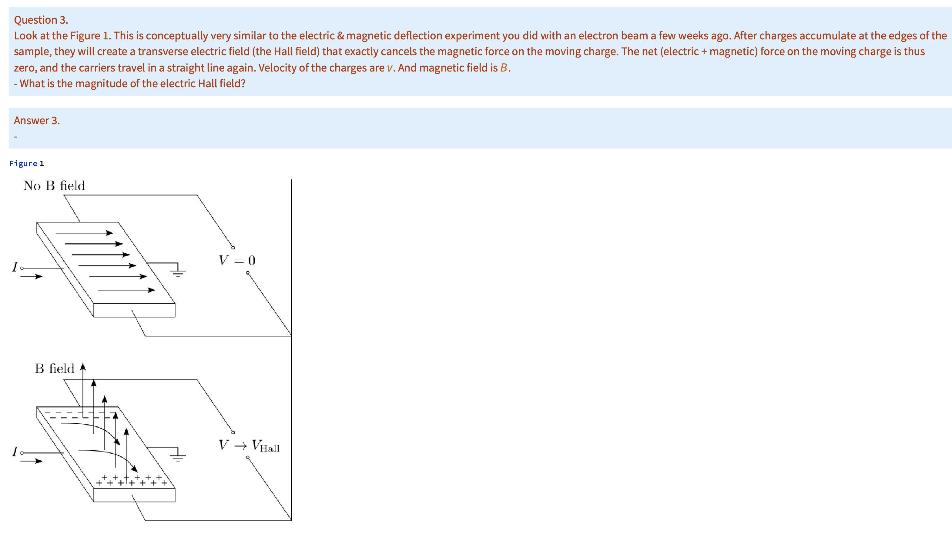 Solved Question 3. ﻿zero, and the carriers travel in a | Chegg.com