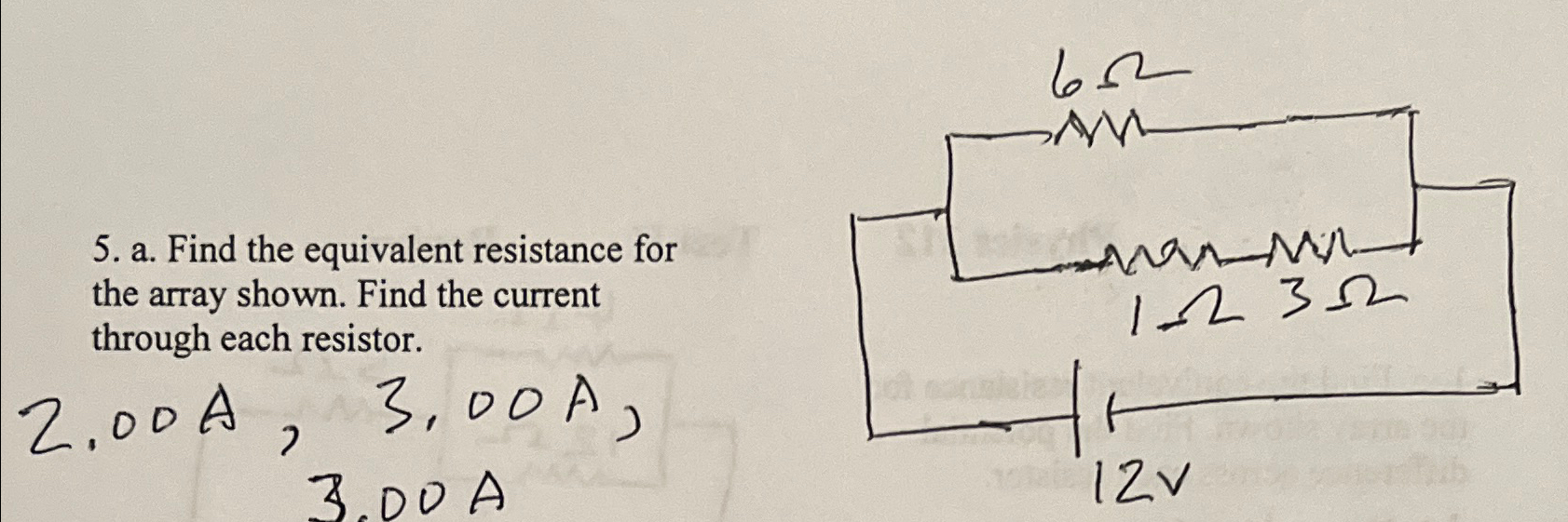 Solved a. ﻿Find the equivalent resistance for the array | Chegg.com