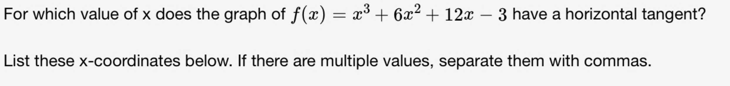 Solved For which value of x ﻿does the graph of | Chegg.com