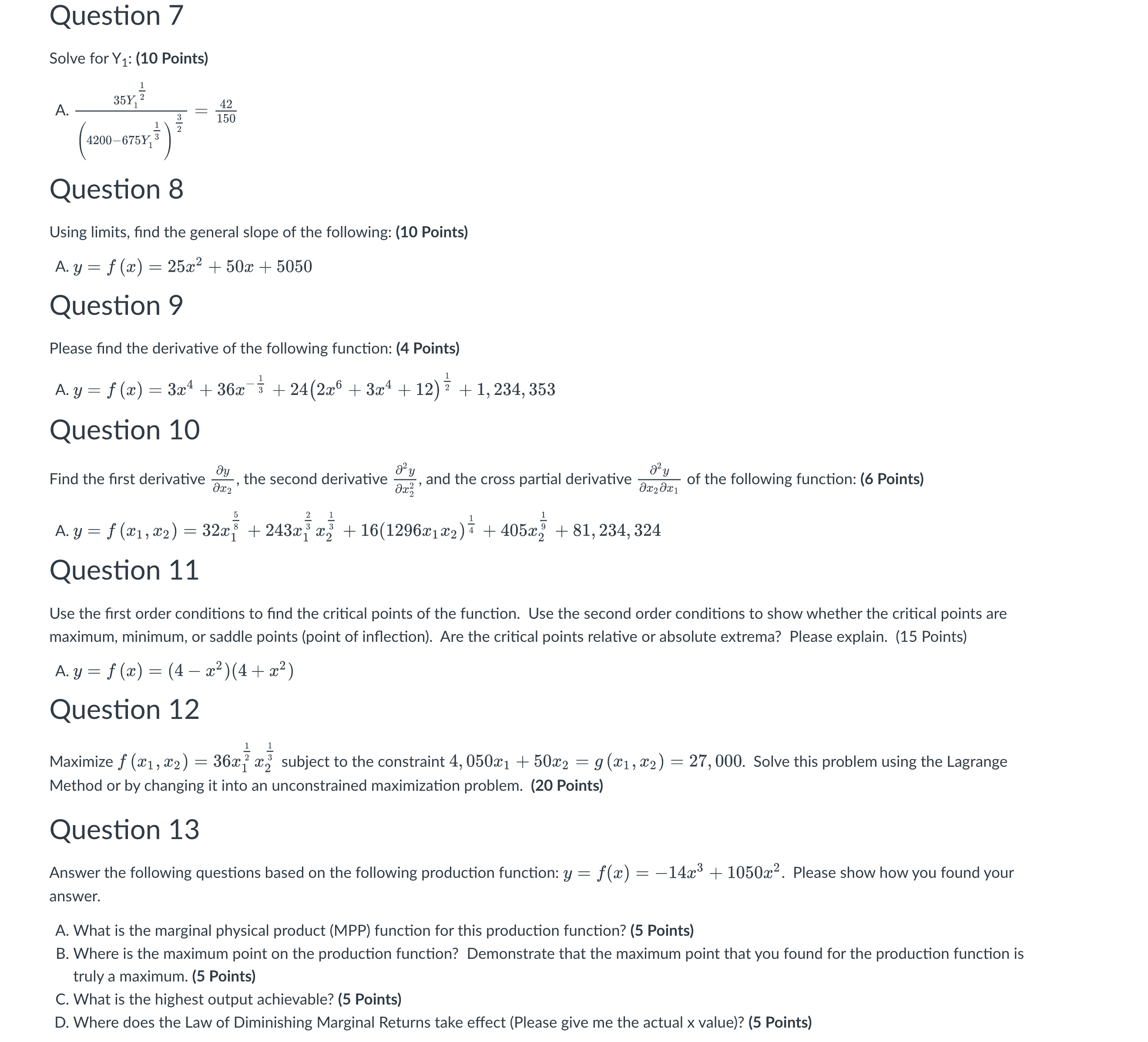 Solved Question 7solve For 