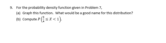For the probability density function given in | Chegg.com