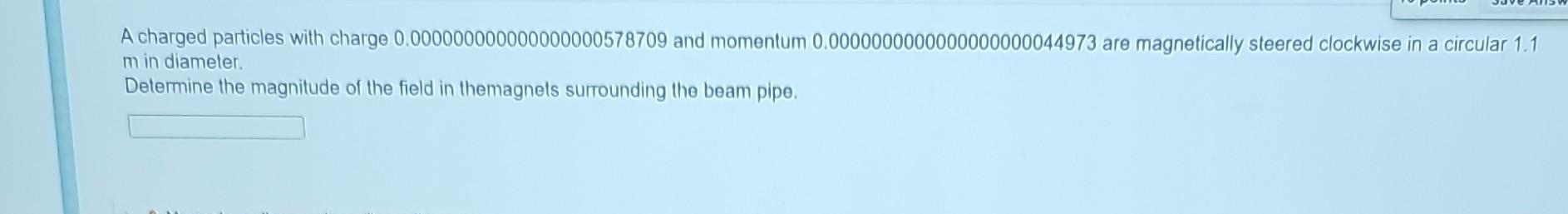 Solved A charged particles with charge | Chegg.com