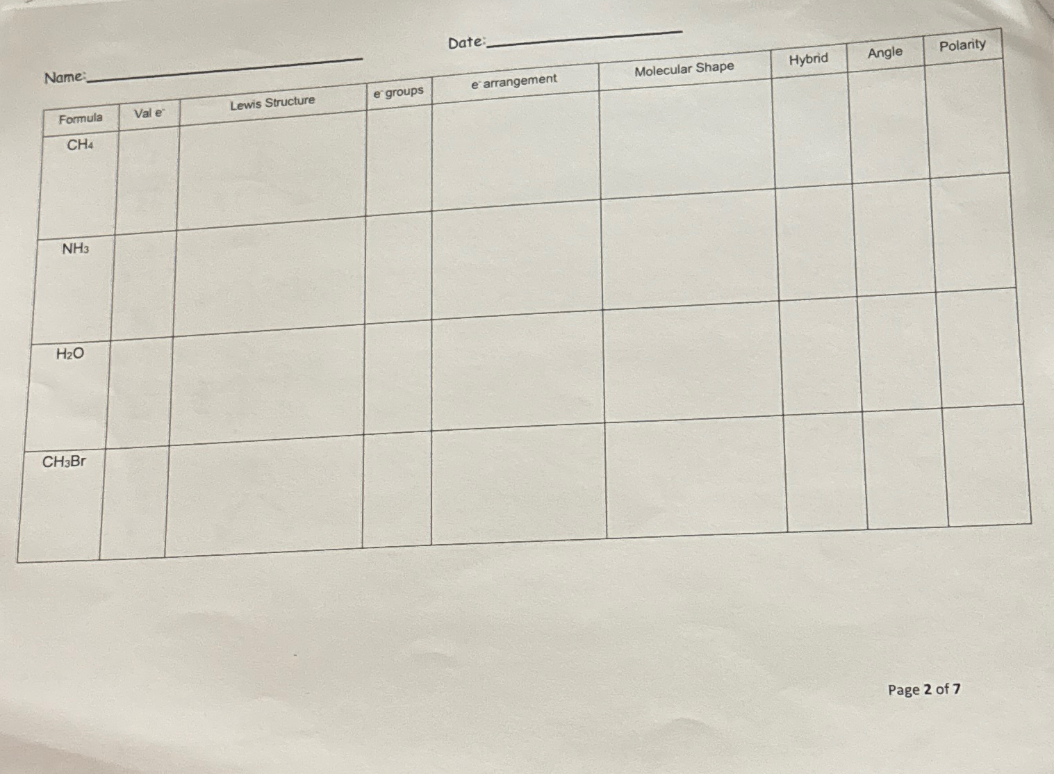 Solved Date:Name: q,q,Page 2 ﻿of 7 | Chegg.com