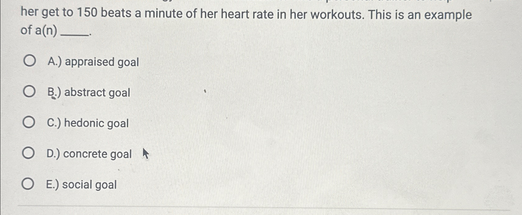Solved her get to 150 ﻿beats a minute of her heart rate in | Chegg.com