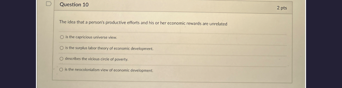 Solved Question 102 ﻿ptsThe idea that a person's productive | Chegg.com