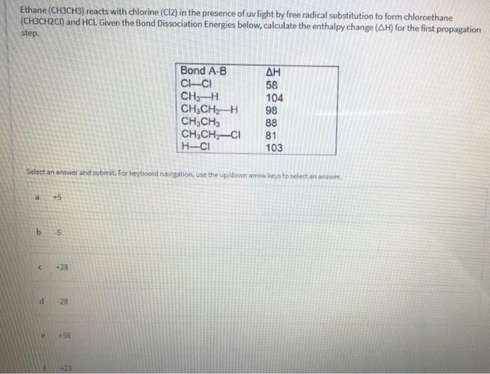 Solved In the discussion on relative reactivity of alkane | Chegg.com