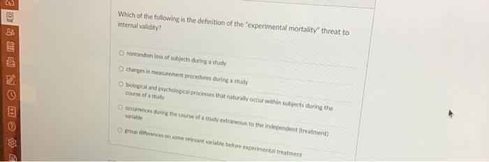 Solved Which of the following is the definition of the | Chegg.com