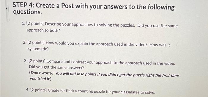 Solved STEP 1: Puzzle 1: How many squares are in the | Chegg.com