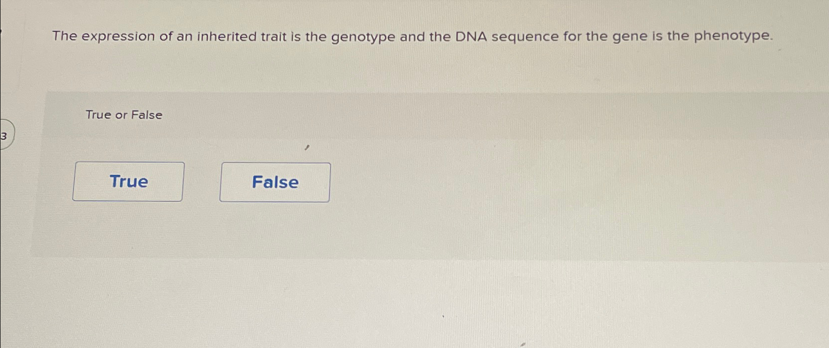 Solved The expression of an inherited trait is the genotype | Chegg.com