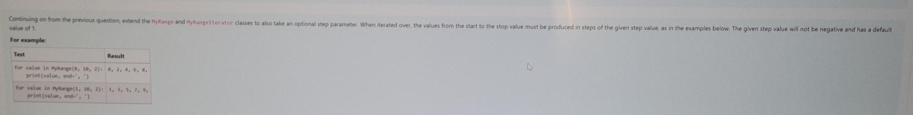 Solved 2 Define Two Classes Called Myrange And 