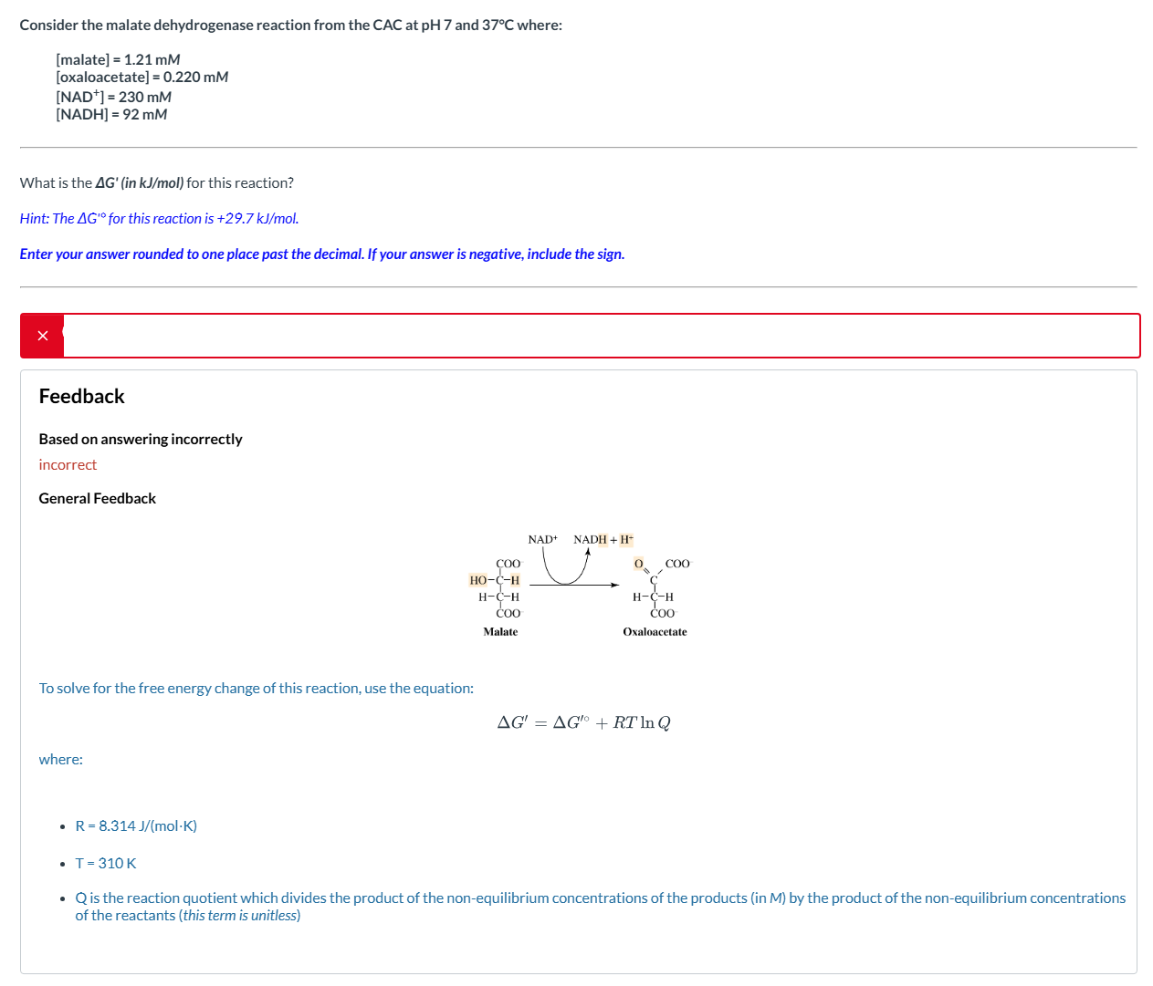 Solved Biochemistry Question: please show all the steps to | Chegg.com
