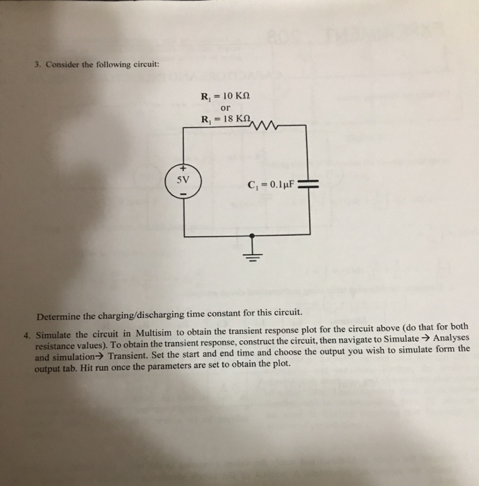 Solved 3. Consider the following circuit: R, = 10 KO or R = | Chegg.com