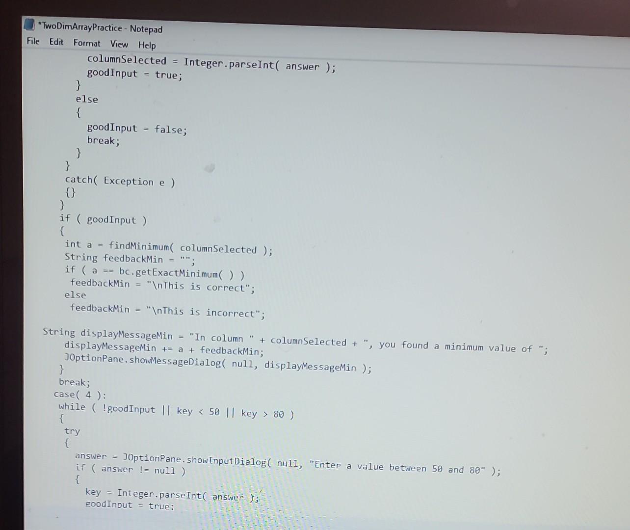 Animation of Multidimensional Programming Activity | Chegg.com