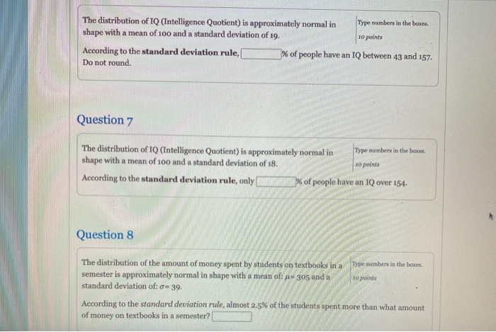 Solved The distribution of IQ (Intelligence Quotient) is | Chegg.com