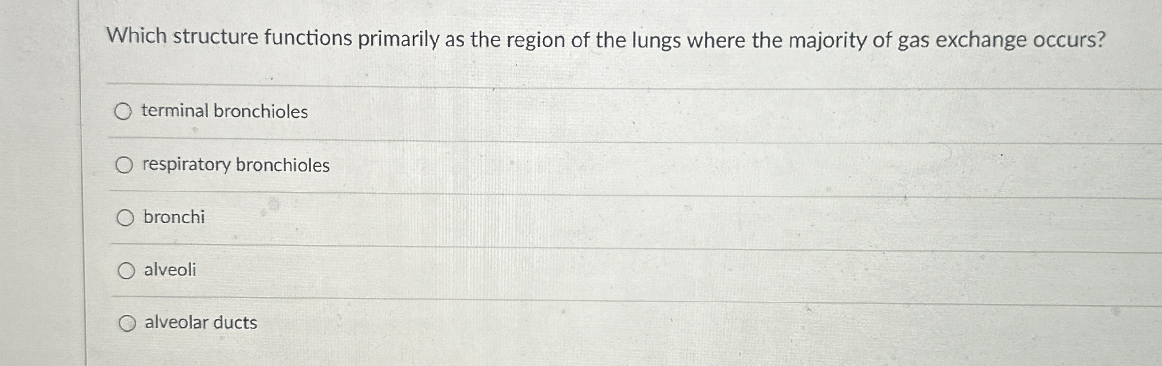 Solved Which structure functions primarily as the region of | Chegg.com