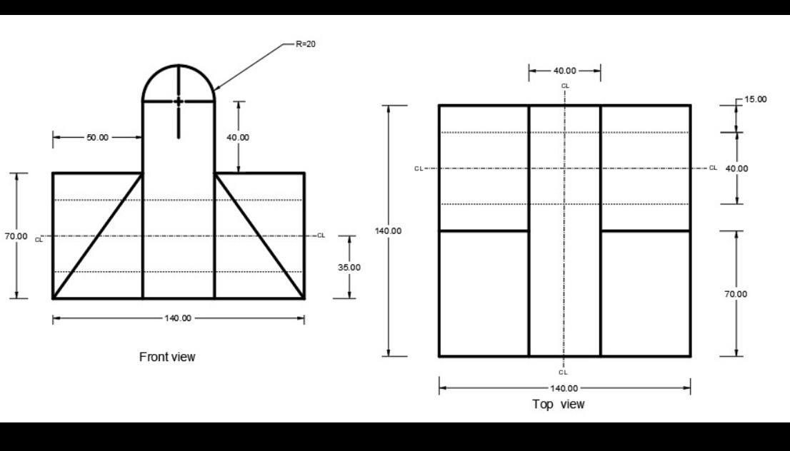 Solved Draw using Oblique projections method- Cavalier type | Chegg.com
