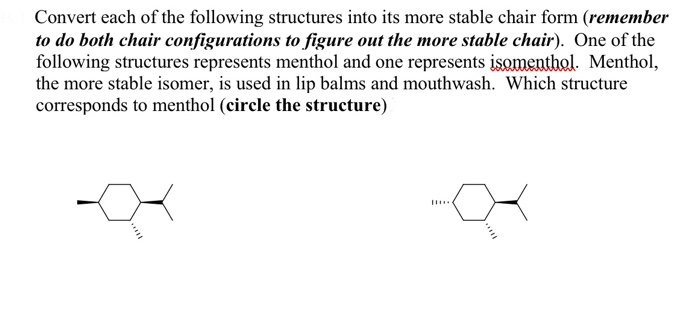 Solved Convert each of the following structures into its | Chegg.com