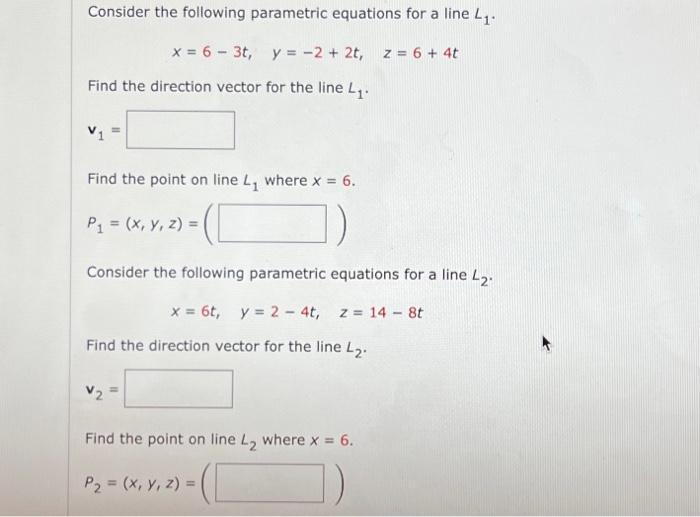 Solved Consider the following parametric equations for a | Chegg.com