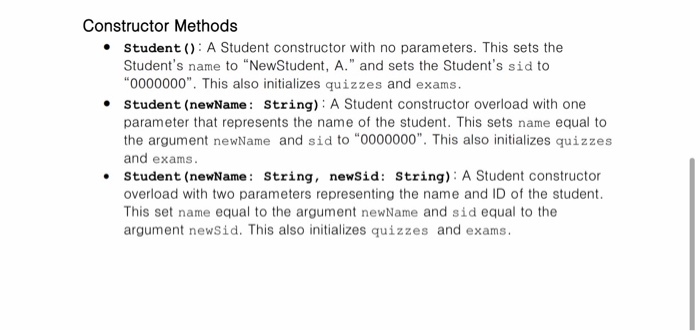 Solved Overview For this project, you must implement a Java | Chegg.com