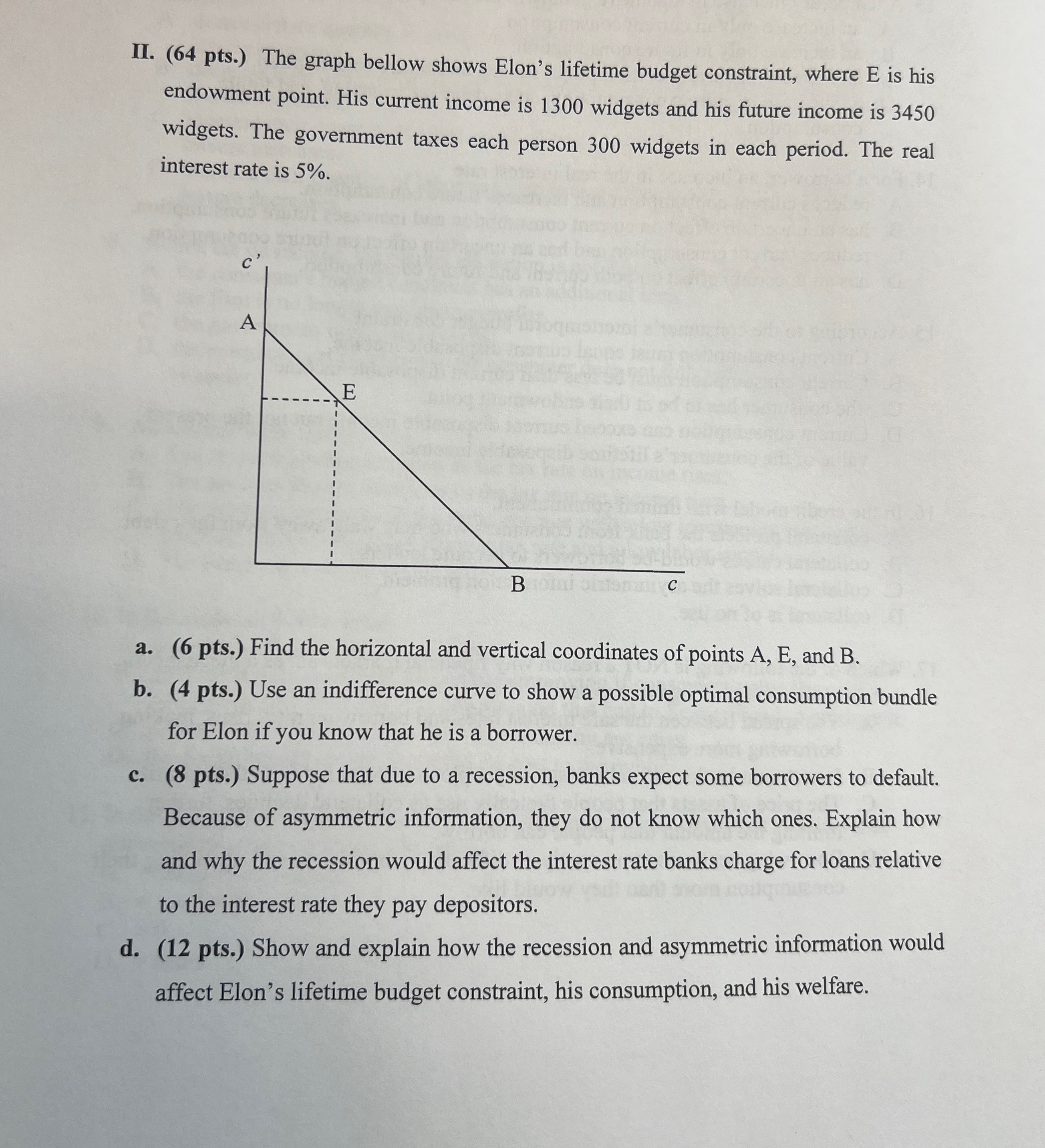 Solved DRAW GRAPHS IF NEEDED PLEASEII. (64 ﻿pts.) ﻿The graph | Chegg.com