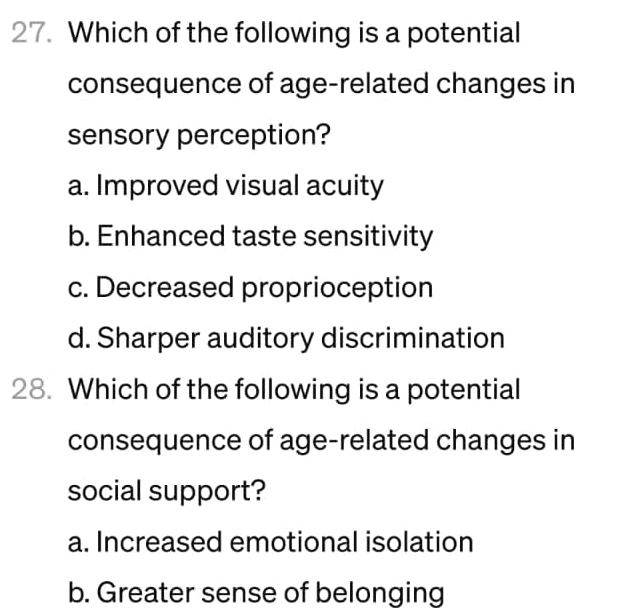 Solved Which of the following is a potential consequence of | Chegg.com