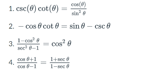 Solved Verify the following trigonometric identities. Write | Chegg.com