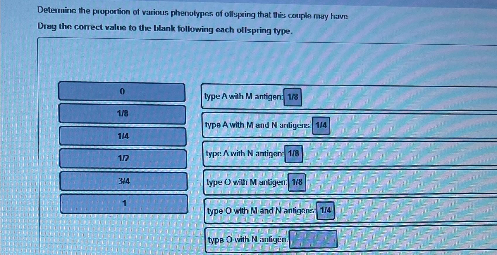 Solved Determine the proportion of various phenotypes of | Chegg.com