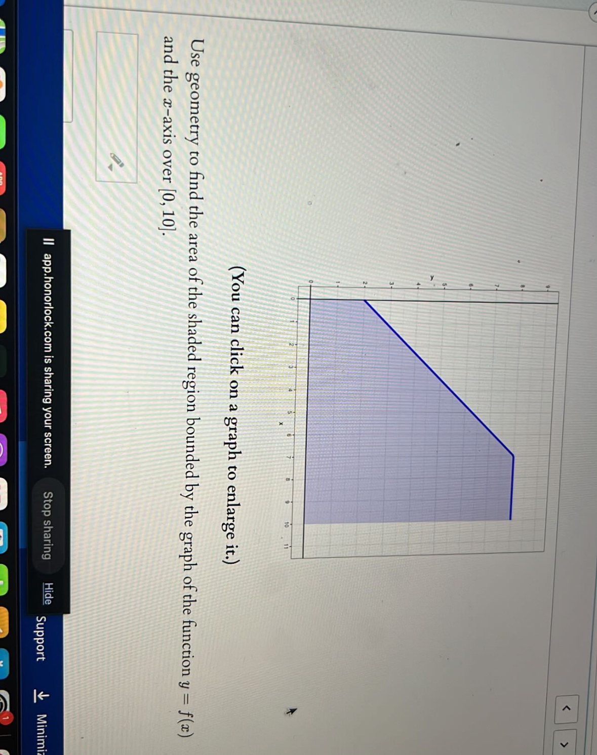 Solved (You can click on a graph to enlarge it.)Use geometry | Chegg.com