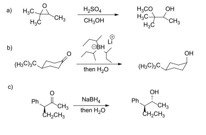 Solved a a) H2CO OH Н.С. H3C ! CH3 H2SO4 CH3OH H2C+ CH3 H2C | Chegg.com