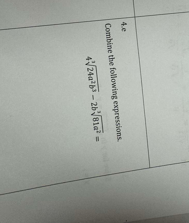 Solved 4.eCombine the following | Chegg.com