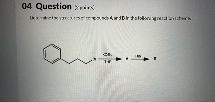 Solved Determine the structures of compounds A and B in the | Chegg.com