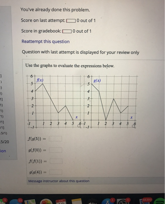 Solved You've already done this problem. Score on last | Chegg.com