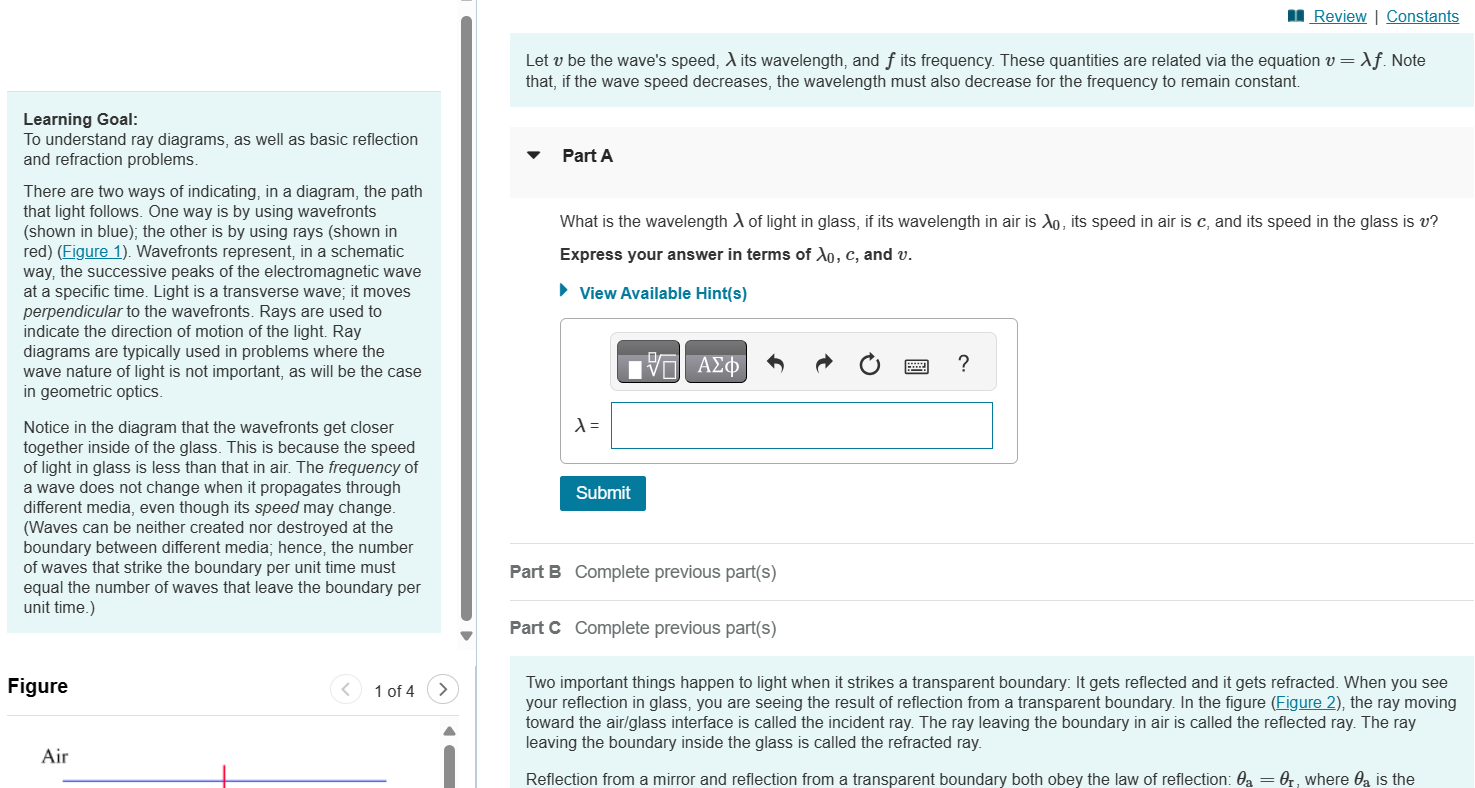 Solved Let v ﻿be the wave's speed, λ ﻿its wavelength, and f | Chegg.com