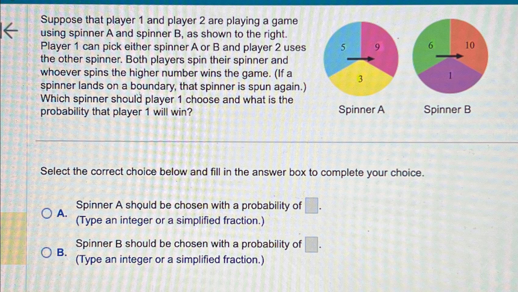 Solved Suppose that player 1 ﻿and player 2 ﻿are playing a | Chegg.com