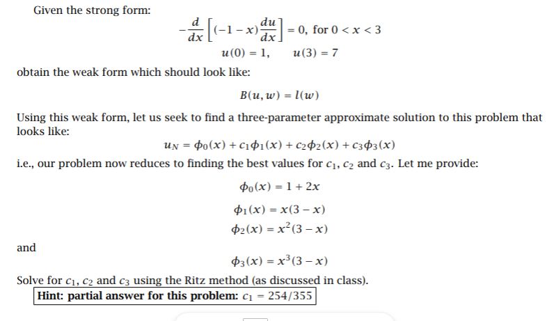 Solved Given the strong | Chegg.com