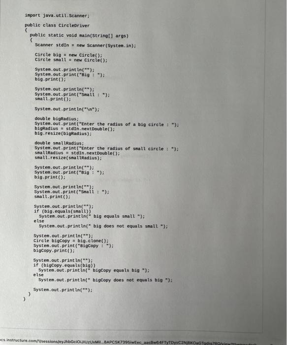 CS 251 Lab Exercise 03 Main topics: Writing Classes | Chegg.com
