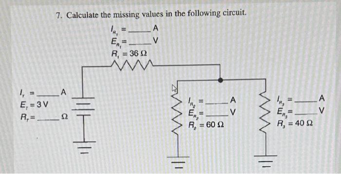 Solved 5. Calculate the missing values in the following | Chegg.com