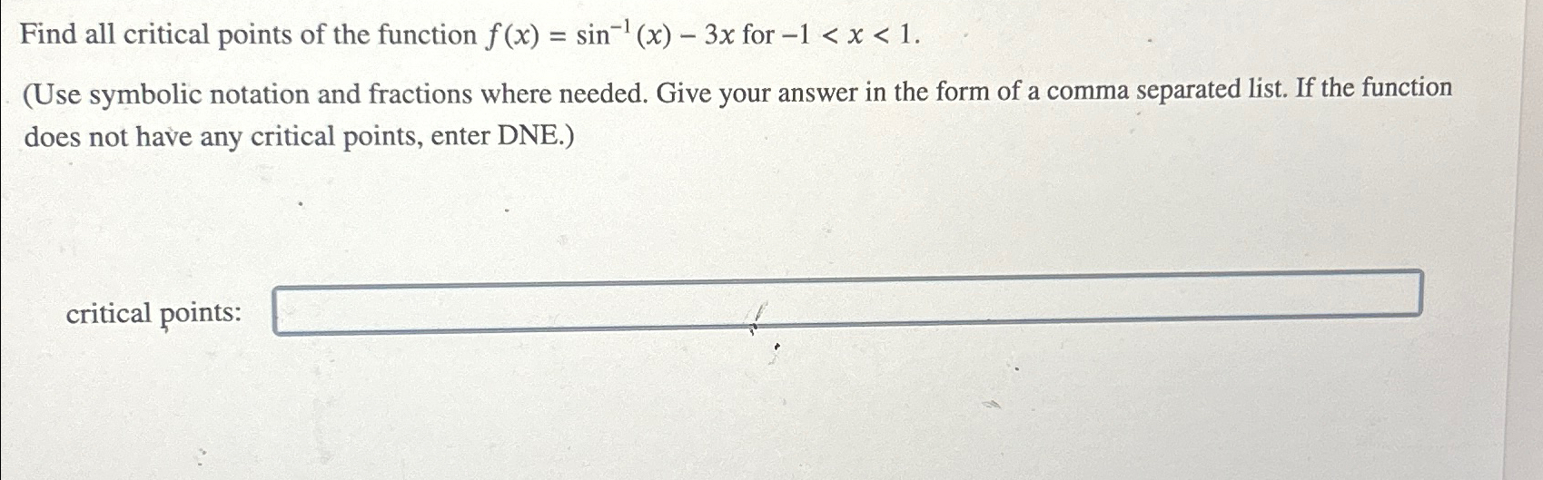 Solved Find all critical points of the function | Chegg.com