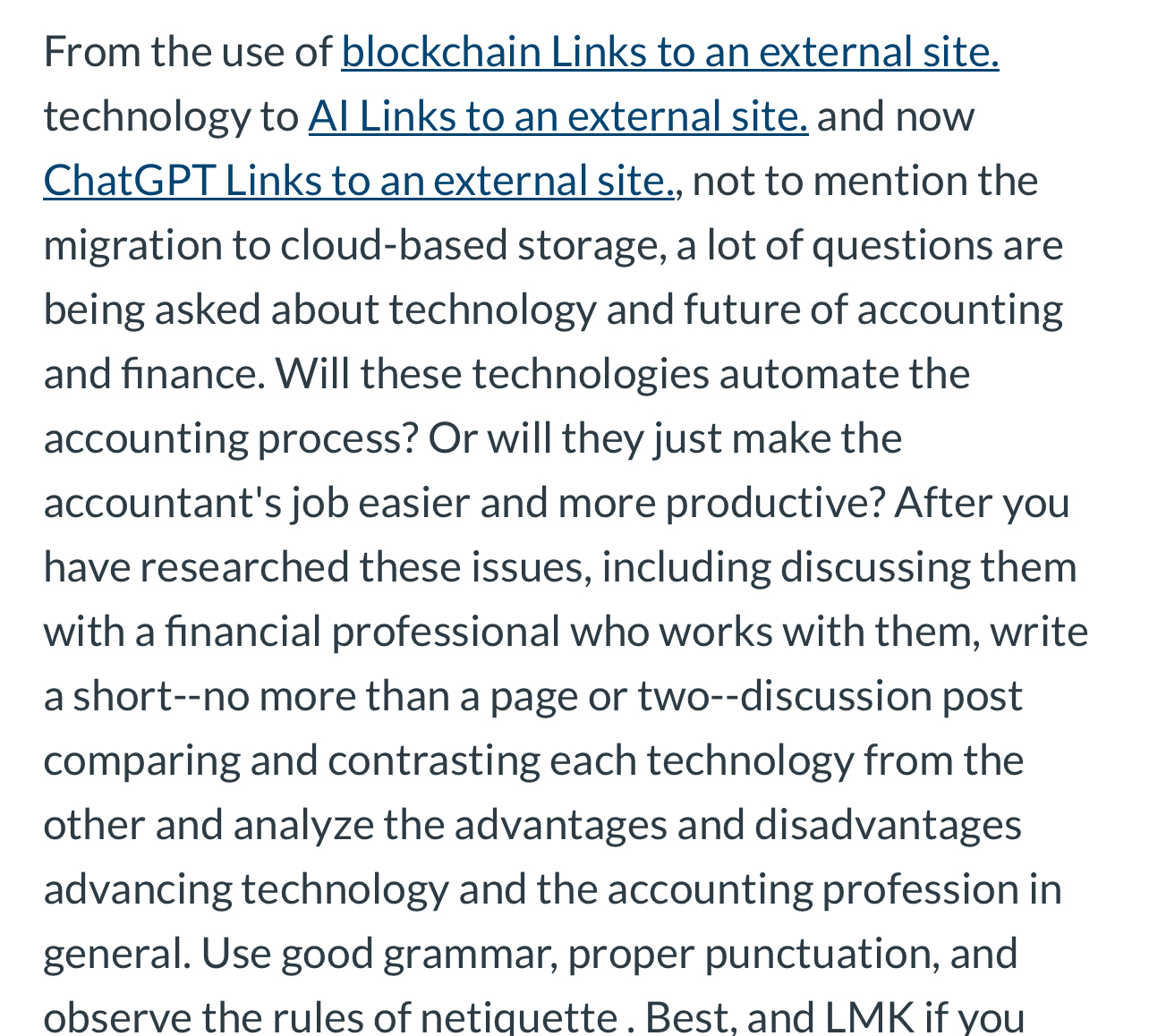 Solved From the use of blockchain Links to an external site. | Chegg.com