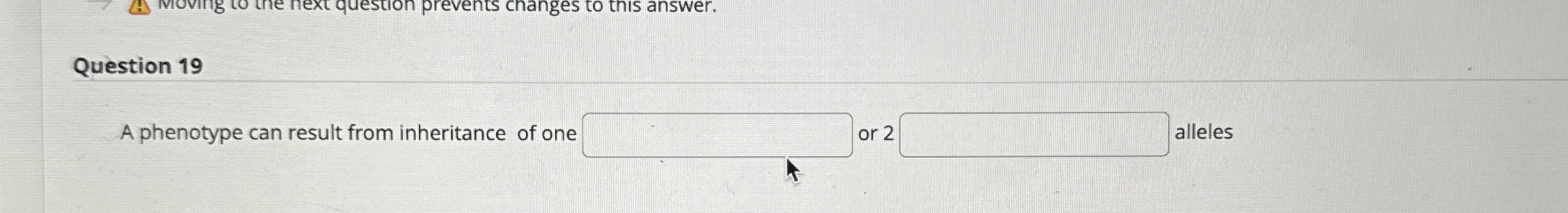 Solved Question 19A phenotype can result from inheritance of | Chegg.com