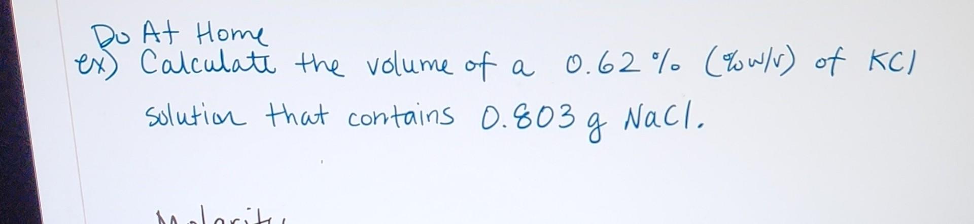 Solved I know it a percent weight /volume problem. but iam | Chegg.com