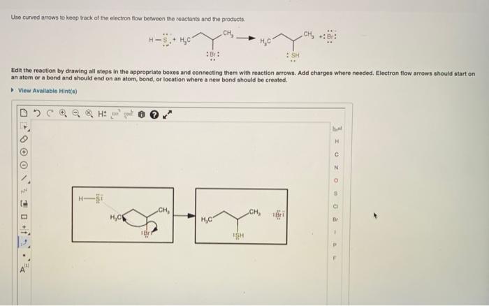 Solved use curved arrows to keep track of the electron flow | Chegg.com