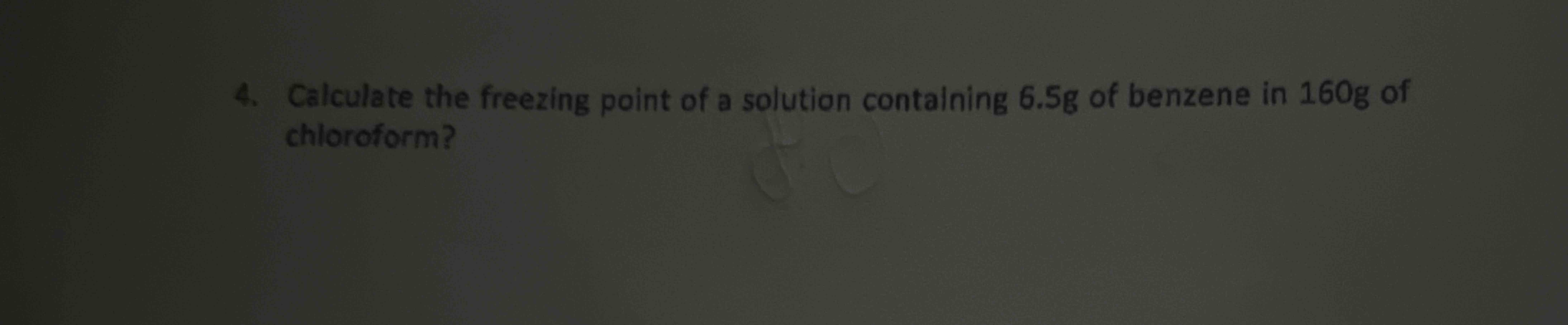 Solved Calculate the freezing point of a solution containing | Chegg.com