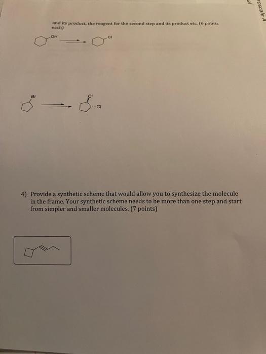 Solved and its product, the reagent for the second step and | Chegg.com Solved and its product, the reagent for the second step and | Chegg.com