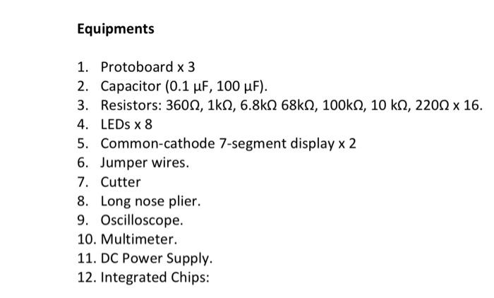 Solved Task 1. Construct the 555 timer circuit as in Fig. 2 | Chegg.com