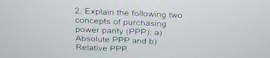 Solved Explain the following two concepts of purchasing | Chegg.com