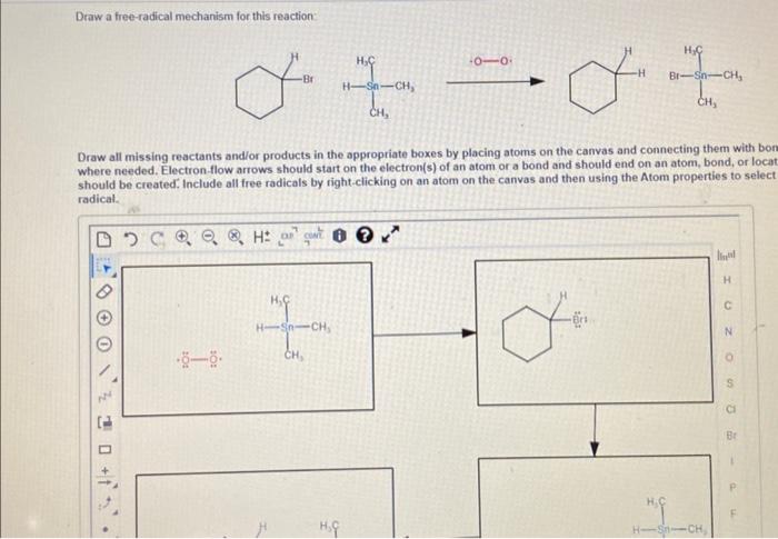 Solved Draw a free-radical mechanism for this reaction: Draw | Chegg.com