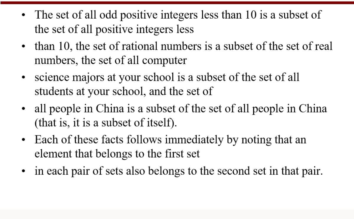 The set of all odd positive integers less than 10 | Chegg.com