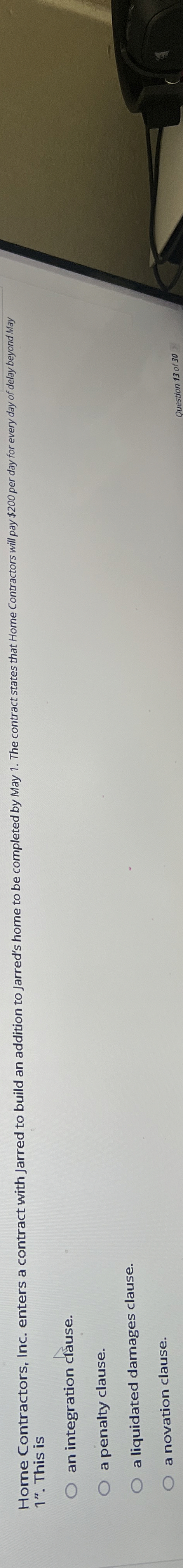 Solved Home Contractors, Inc. enters a contract with Jarred | Chegg.com