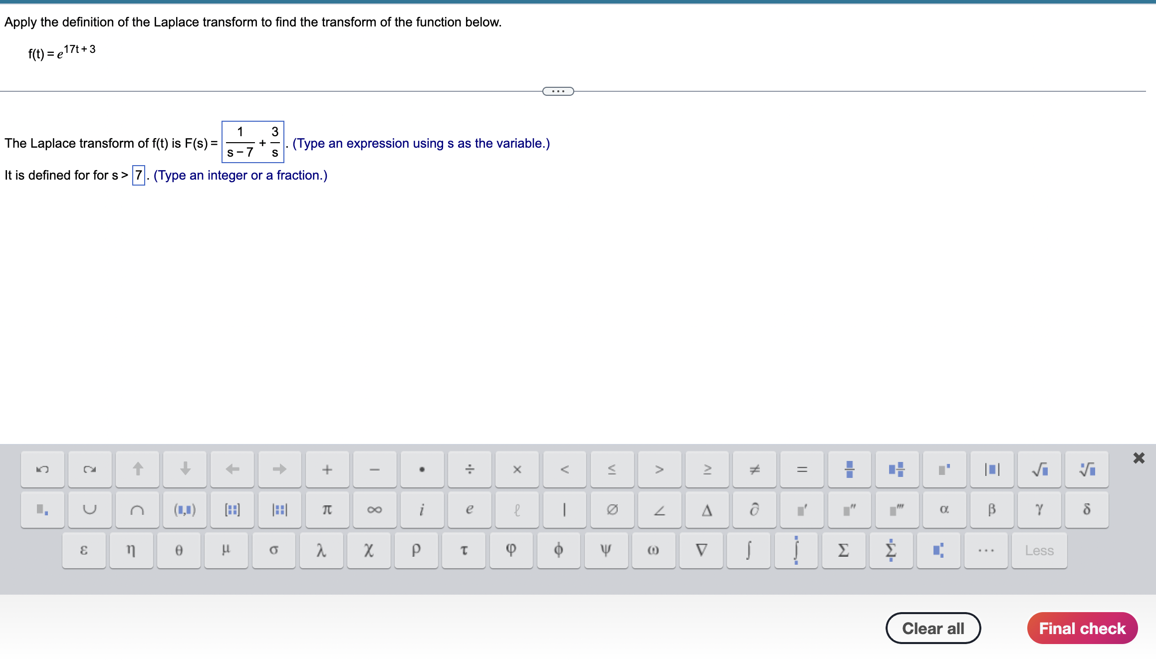 Solved Apply the definition of ﻿the Laplace transform to | Chegg.com